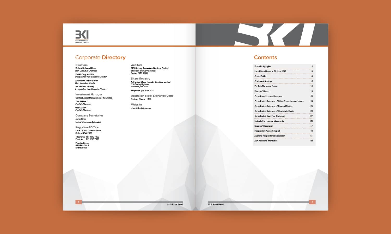 BKI Investment Company – APM Graphics Management