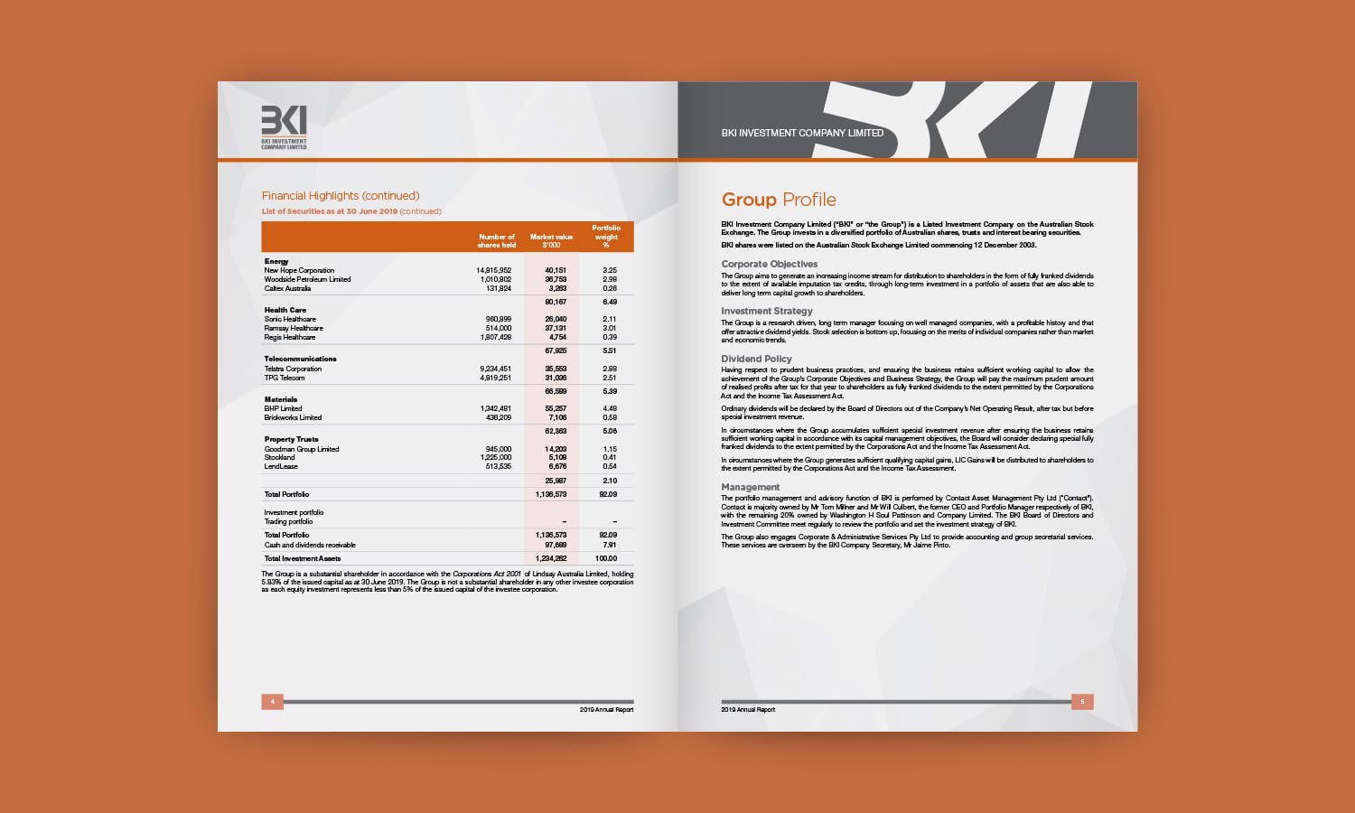 BKI Investment Company – APM Graphics Management